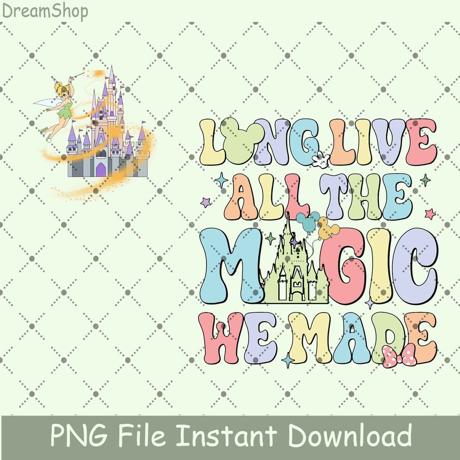 Long Live All The Magic We Made Png, Disney Castle Png, Disn | Inspire ...