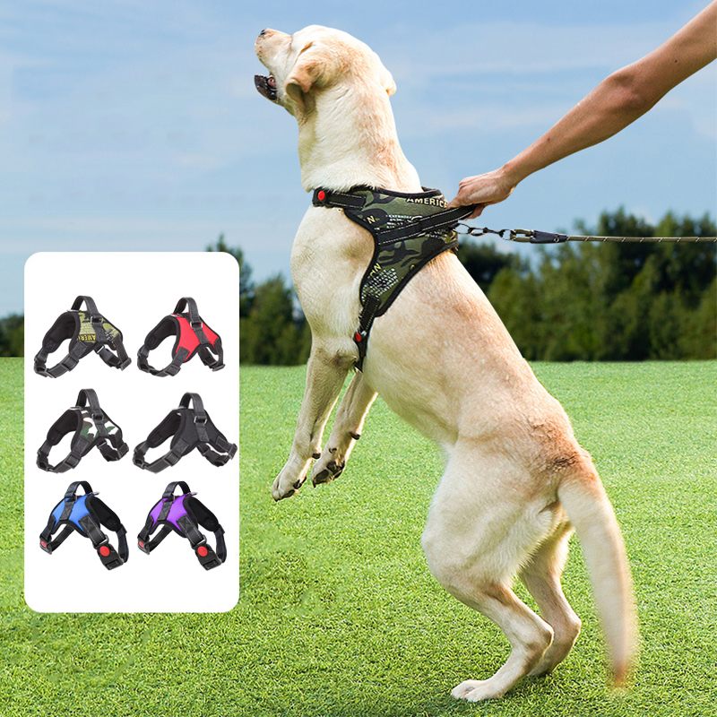 K9 Dog Harness Vest Adjustable Pet Chest Strap Reflective Ou - Inspire ...