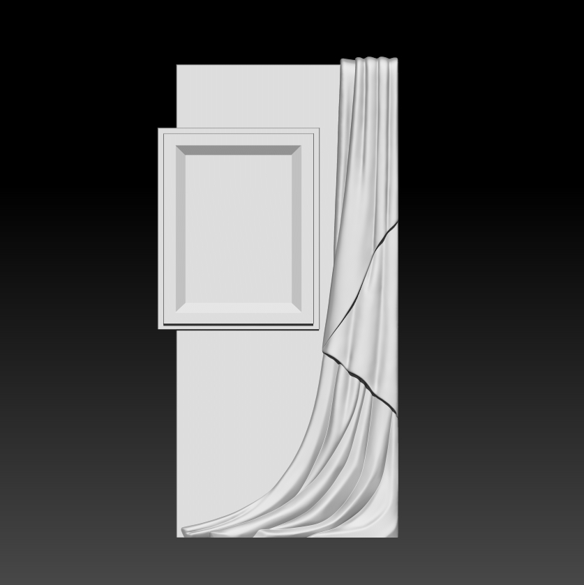 3D STL Model for CNC file Tombstone with a portrait | Inspire Uplift