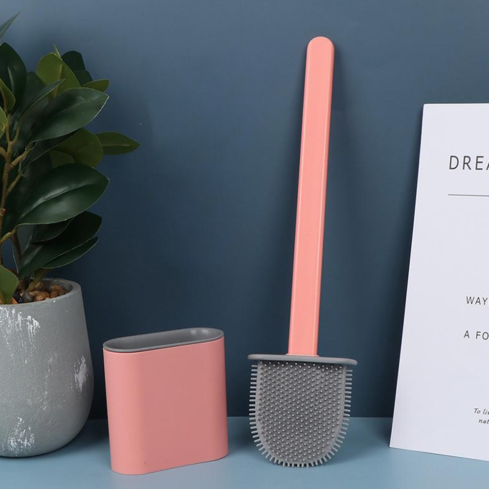 Space-Saving Silicone Flex Toilet Brush | Inspire Uplift