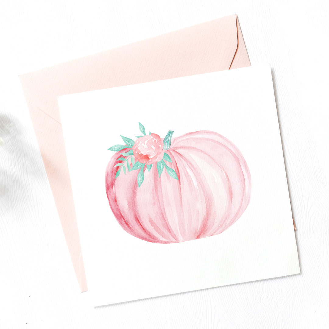 Watercolor pastel pumpkins clipart, thanksgiving png - Inspire Uplift