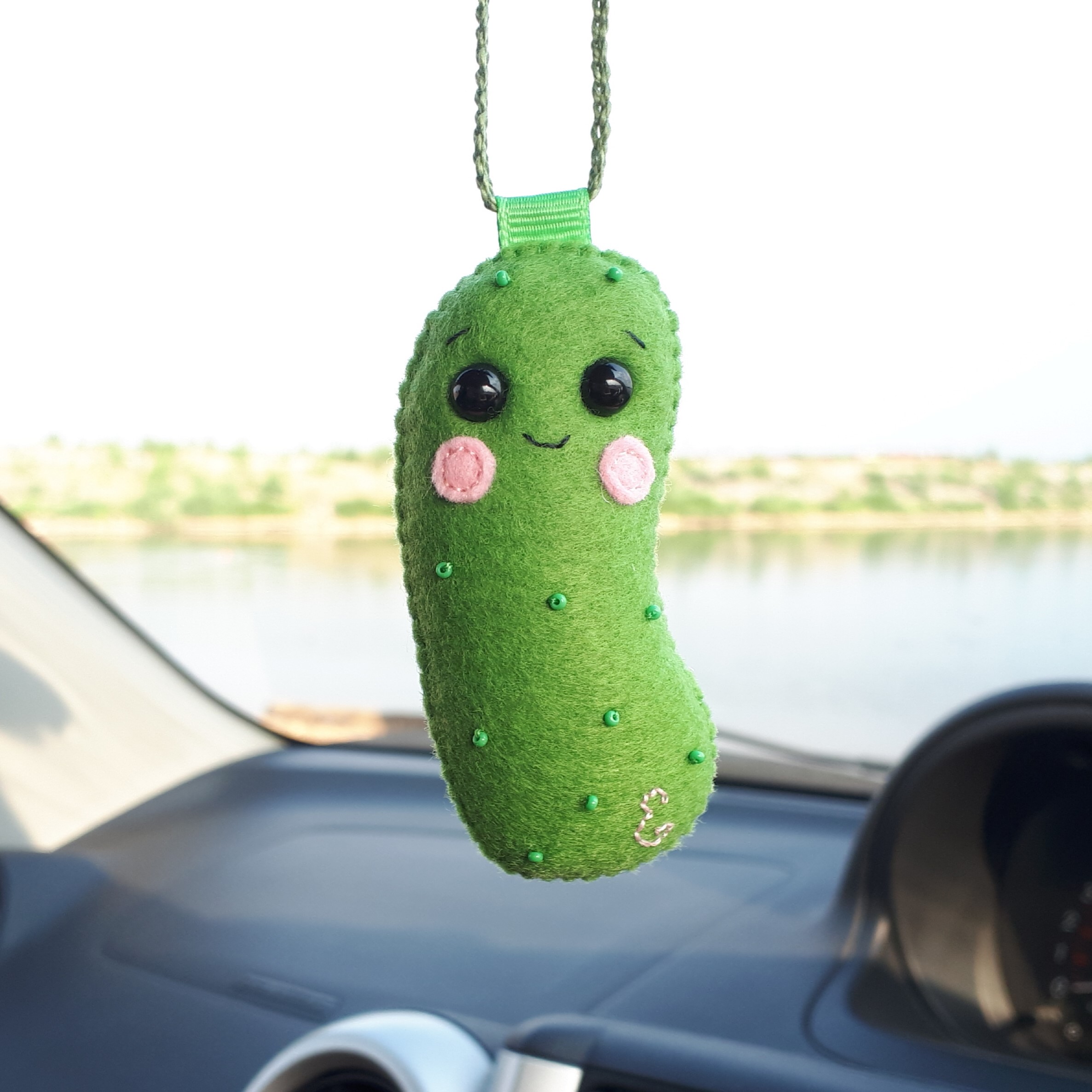 Pickle, Felt ornaments, Car accessories for teens, Car mirro - Inspire ...