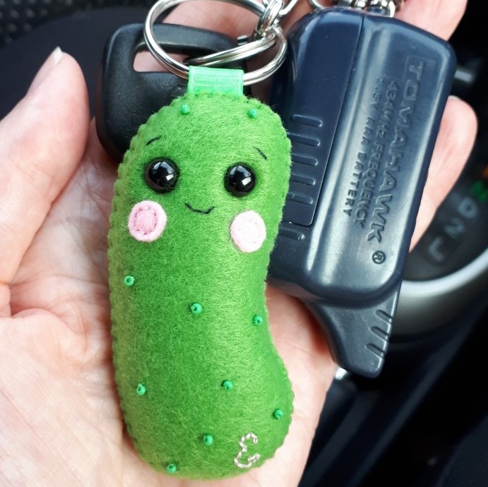 Pickle, Felt ornaments, Car accessories for teens, Car mirro - Inspire ...