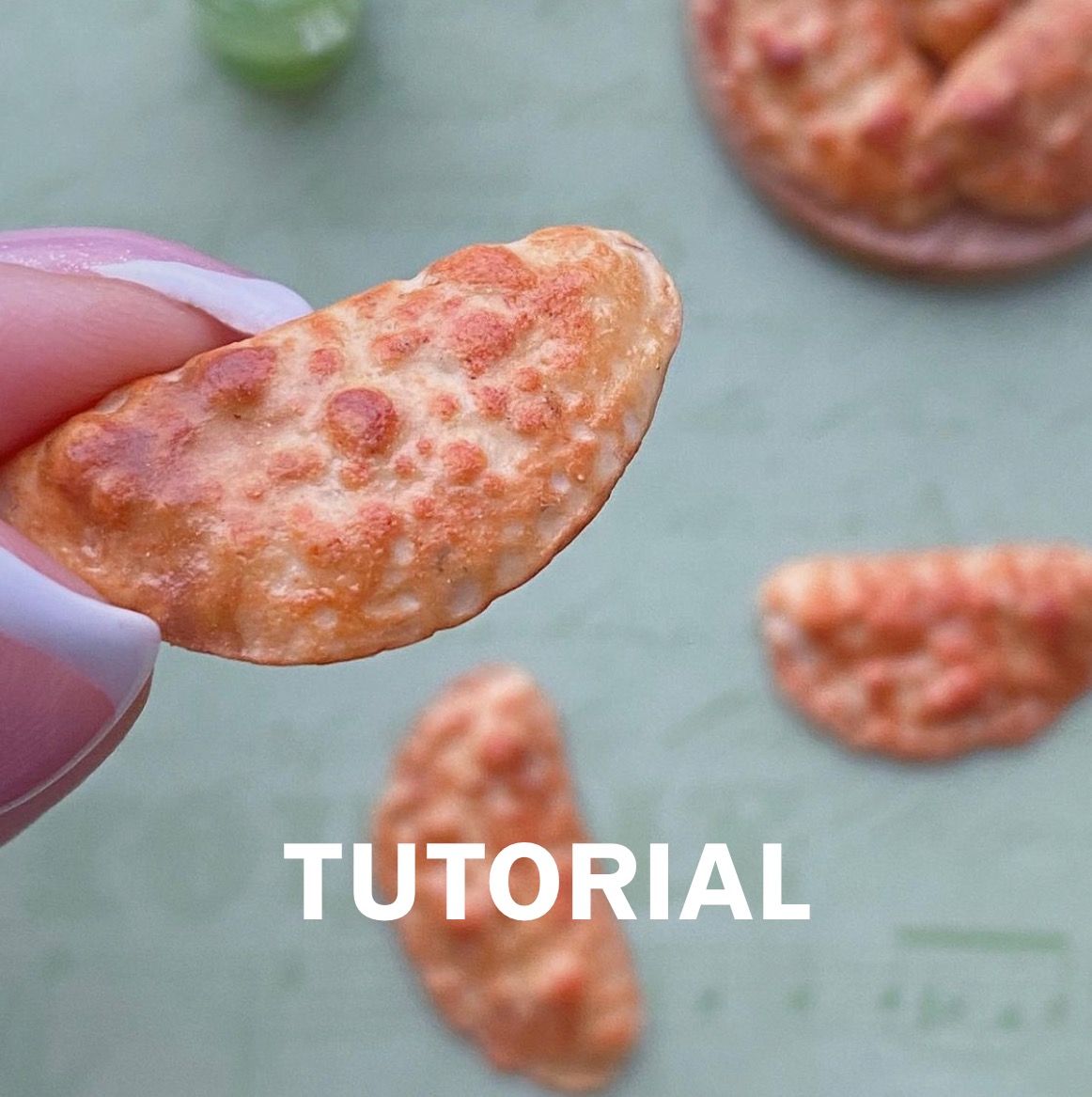 Miniature cheburek. TUTORIAL polymer clay. Mini food. Doll a | Inspire ...