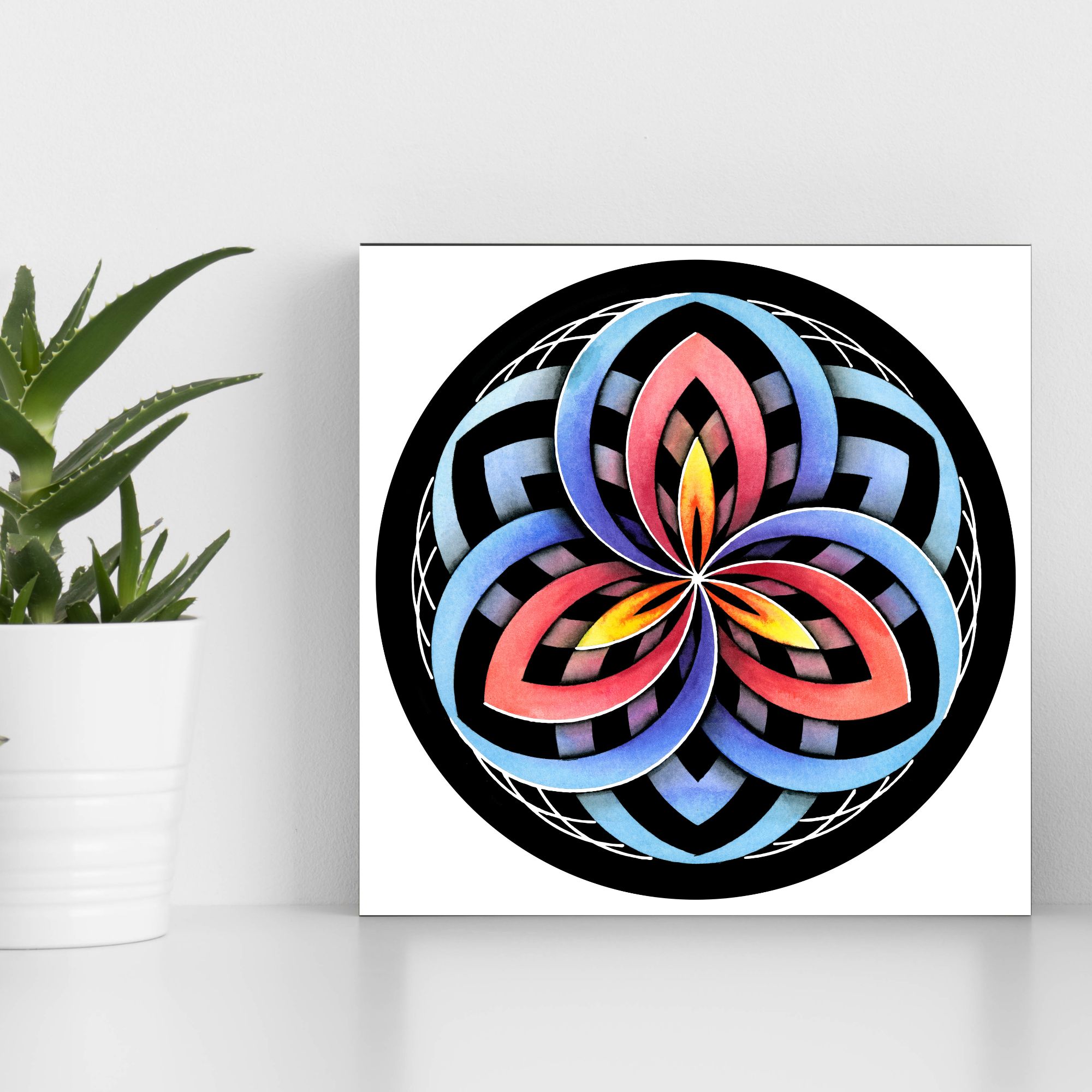 Tor Mandala Wall Art Print, Printable Abstract Art, Digital | Inspire ...