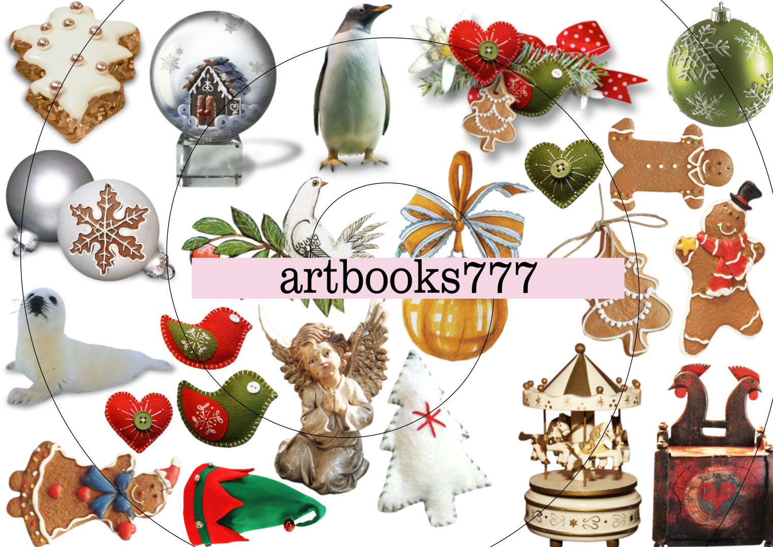 Winter sticker set, fussy paper cut, vintage, christmas, ang - Inspire ...