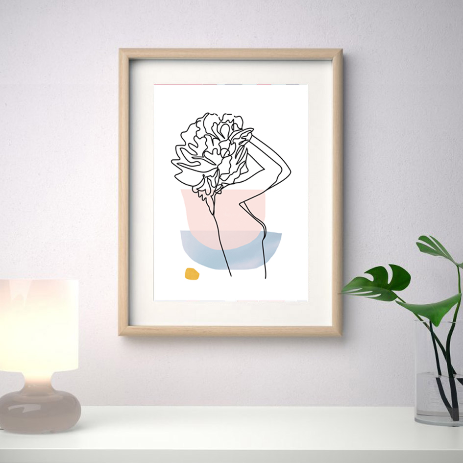Women Line Art, Printable Wall Art, Set of 3 Prints, Line Dr - Inspire ...