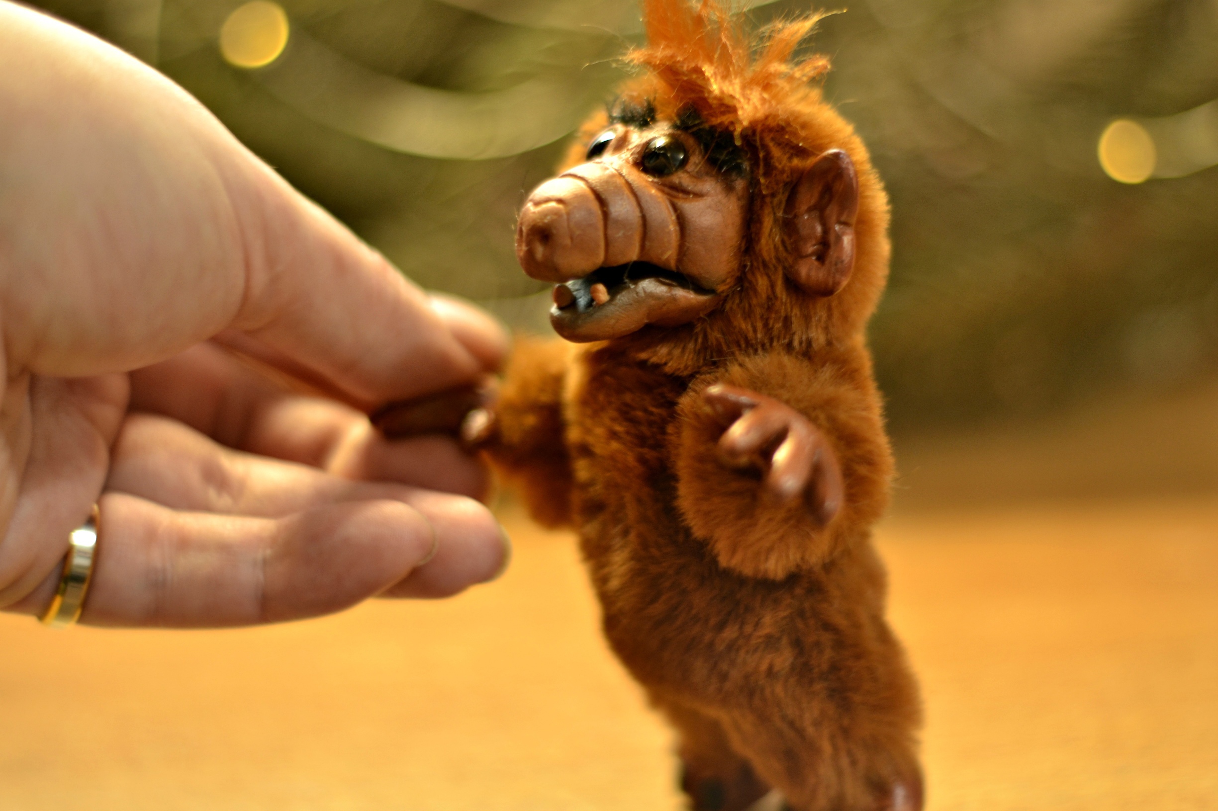 Alf,ooak ,handmade gift, furry animal, kawaii plush, poseabl | Inspire ...