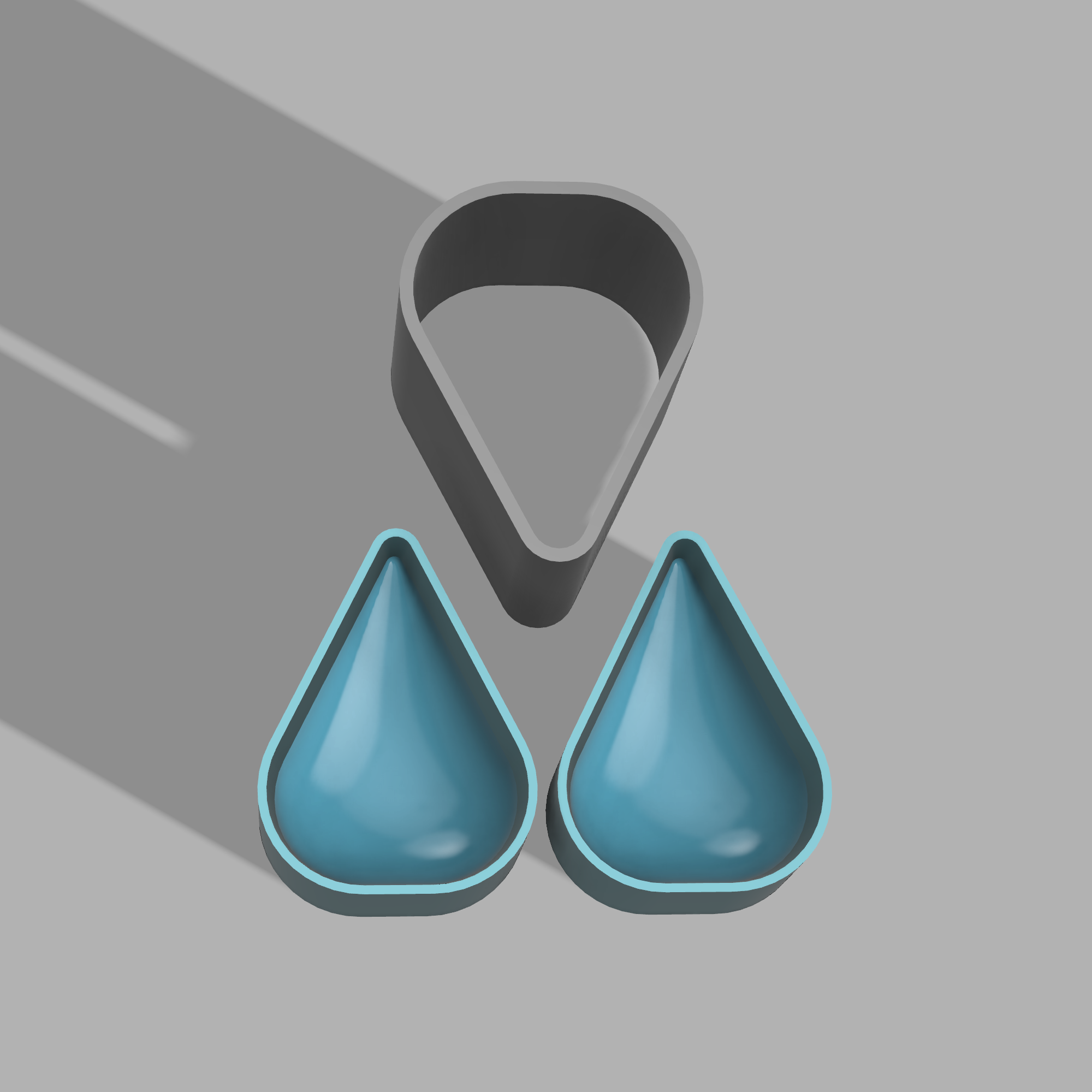RAINDROP TEARDROP BATH BOMB MOLD STL file for 3D Printing | Inspire Uplift
