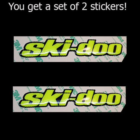 SKI DOO 3D EMBLEM DECAL STICKER for snowmobiles, ATVs and UT - Inspire ...