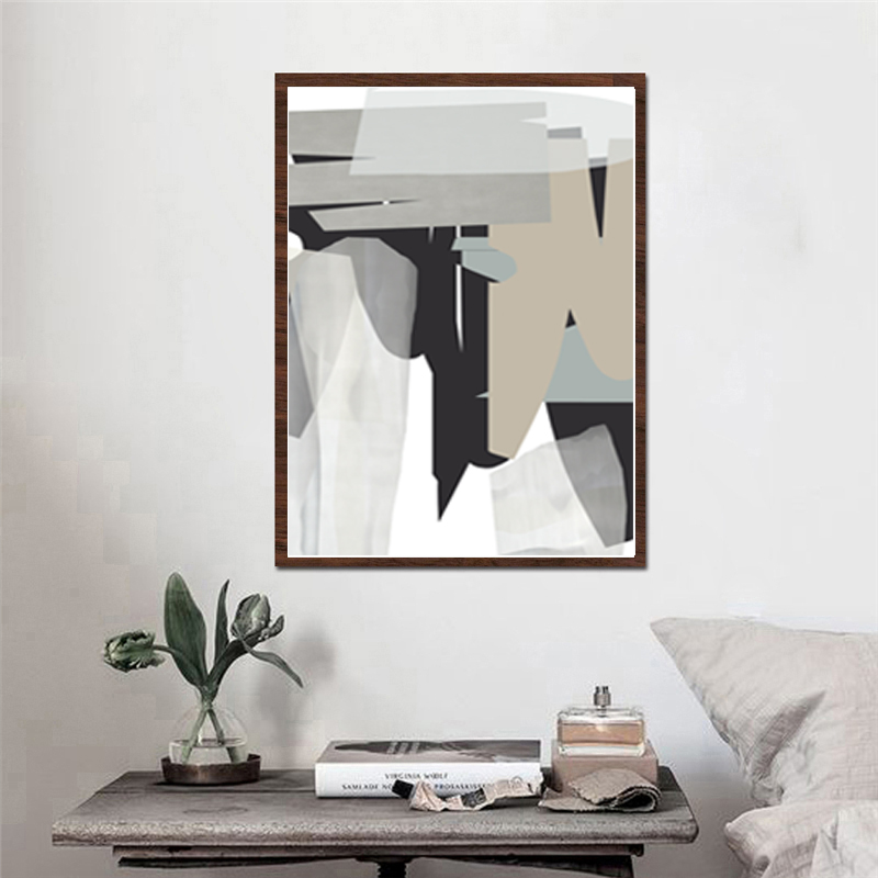Gray Wall Art, Abstract Poster, Prints Set of 3, Living Room - Inspire ...