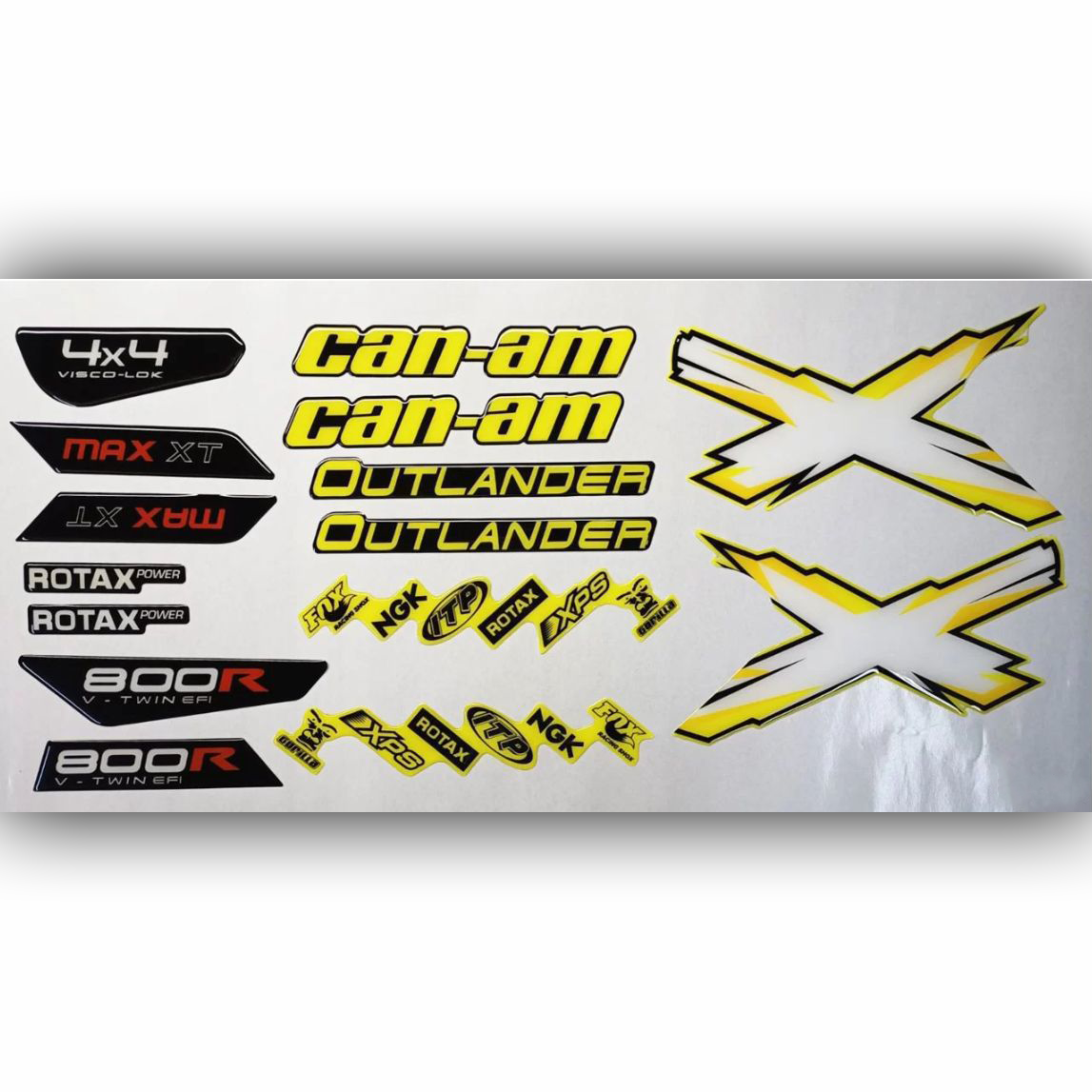 BRP CAN AM Outlander G2 3D EMBLEM DECAL STICKER | Inspire Uplift