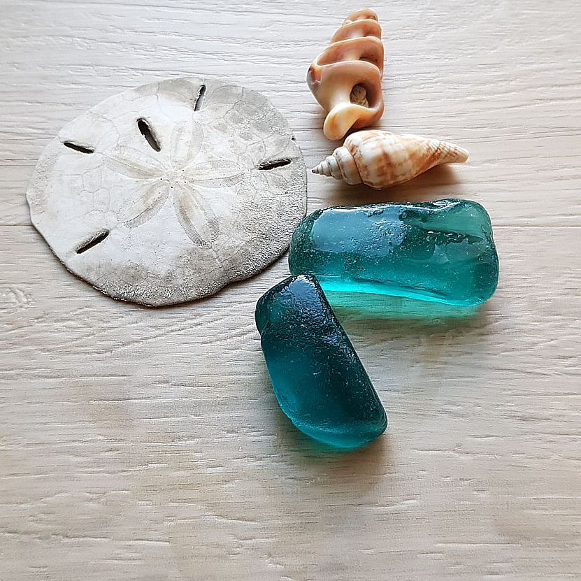 Teal sea glass Genuine sea glass - Inspire Uplift
