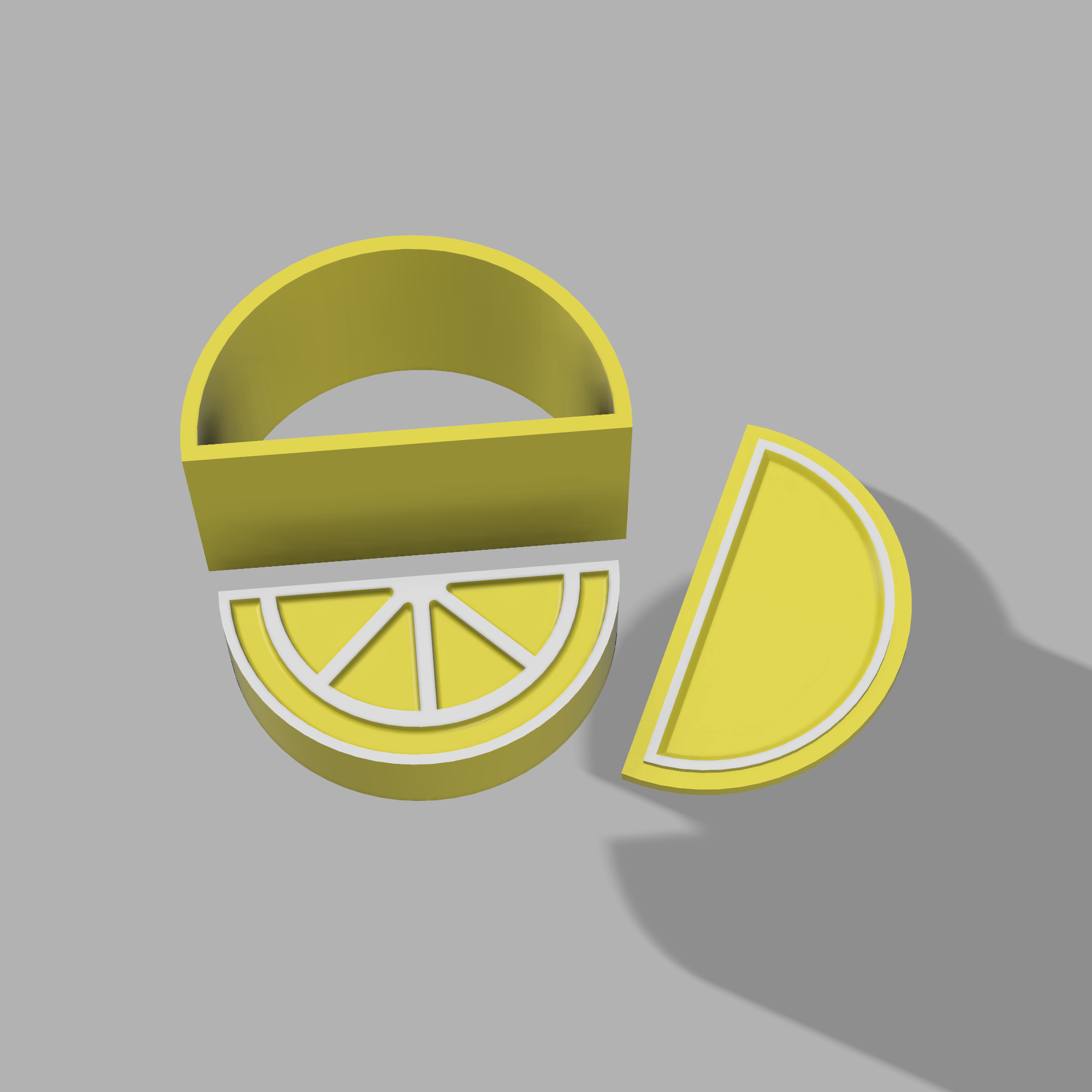 LEMON 3 part BATH BOMB MOLD STL file for 3D Printing | Inspire Uplift