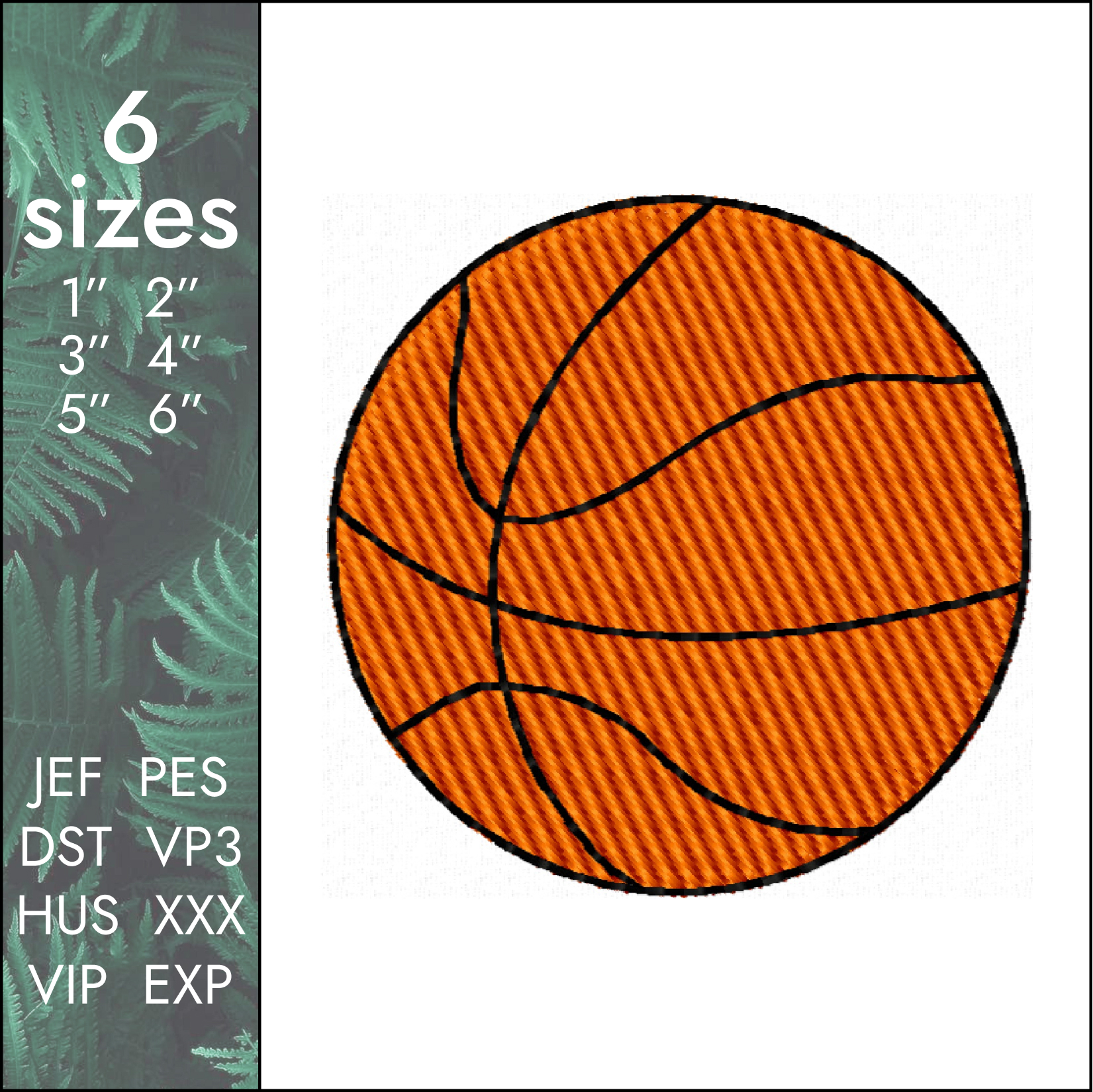 Ball Embroidery Design, basketball, streetball, balls, NBA | Inspire Uplift