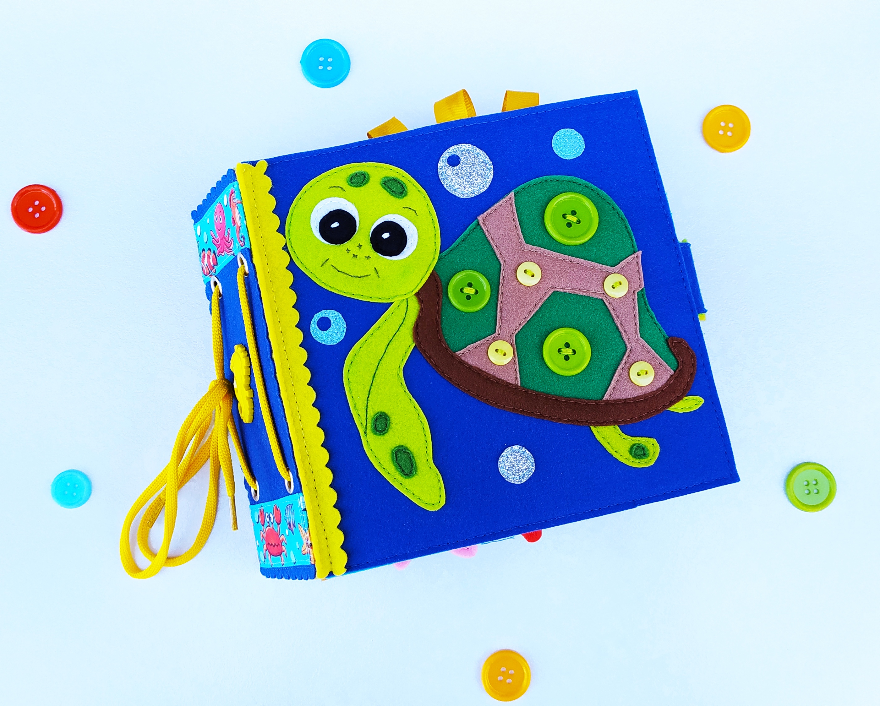 Sea Animals Quiet book Pattern PDF, Felt book pattern | Inspire Uplift