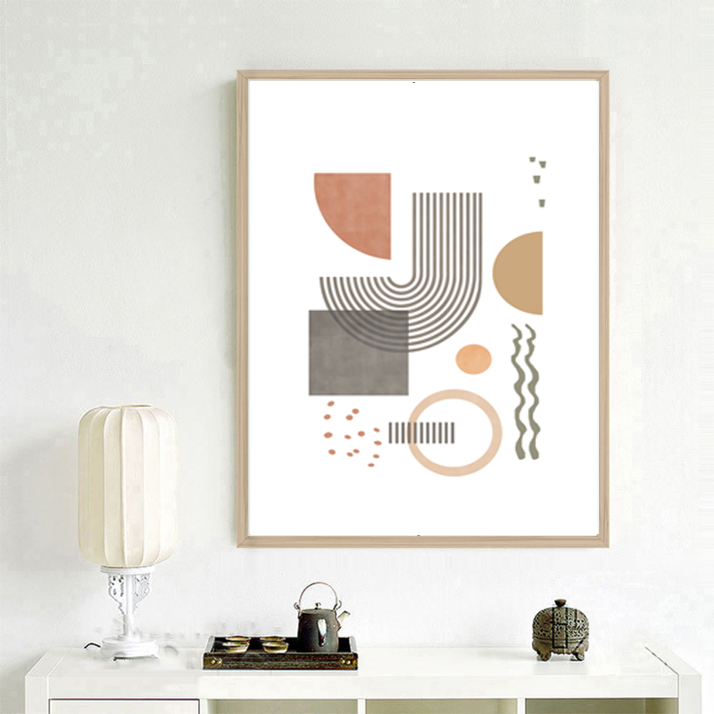 Abstract Posters Set of 3 Prints Printable Wall Art Scandina - Inspire ...