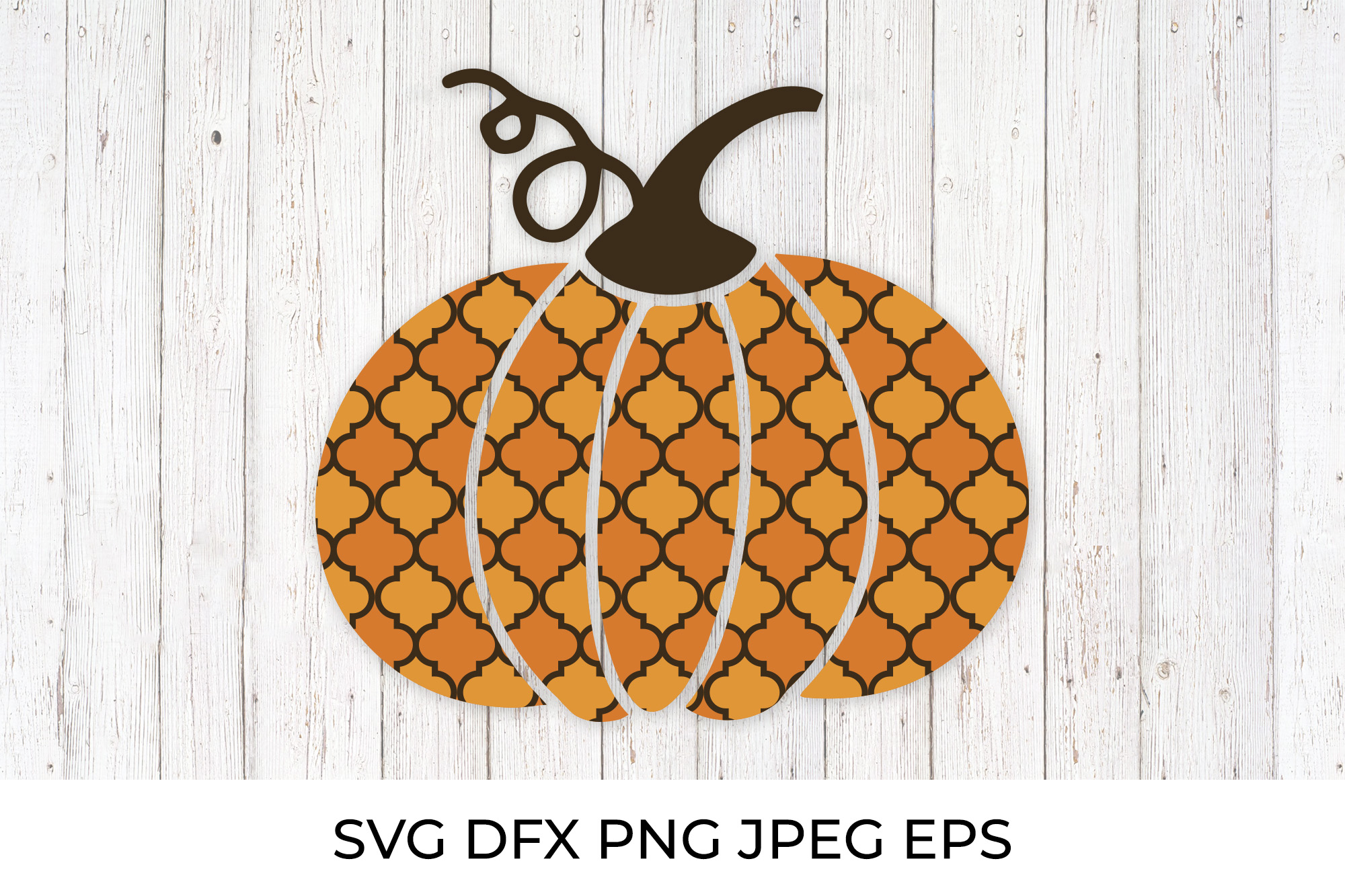 Arabesque Pumpkin. Fall decorations. Thanksgiving SVG | Inspire Uplift