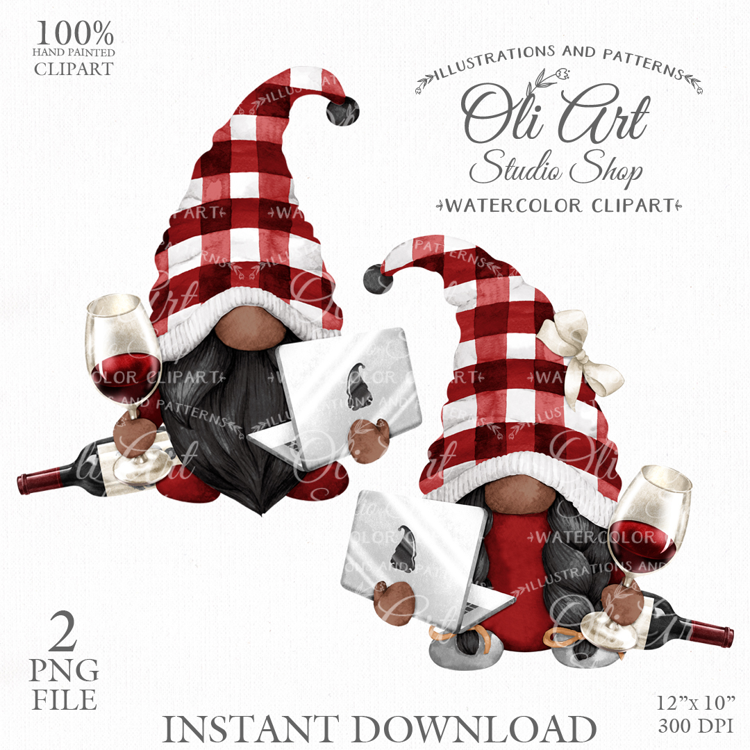 Gnome With Laptop. IGnome Laptop. Red Wine. Cute Characters, | Inspire ...