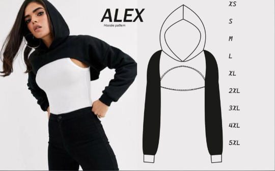 ALEX Sewing Pattern DIY Instant download Oversized A0, A4 U | Inspire ...