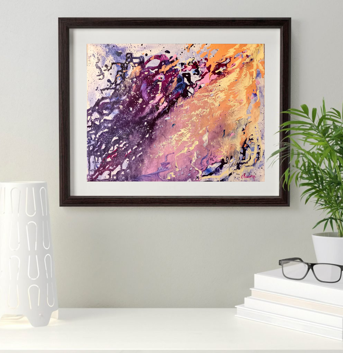 Sea Fish Art Original Oil Painting Abstract Fish Ocean canva - Inspire ...