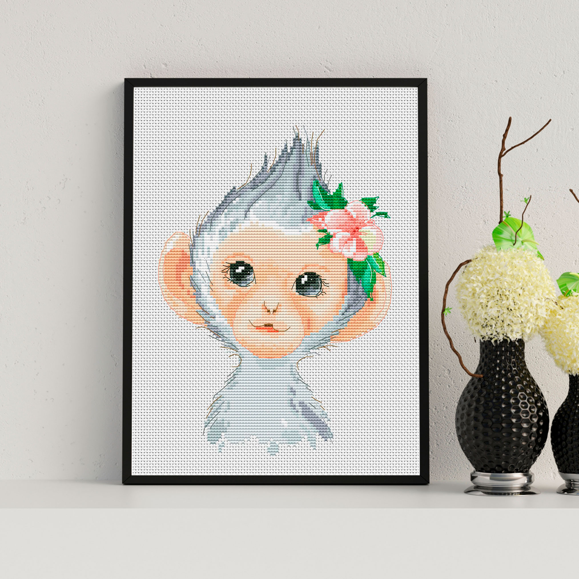 A monkey cross stitch pattern, Africa cross stitch, Animal c | Inspire ...