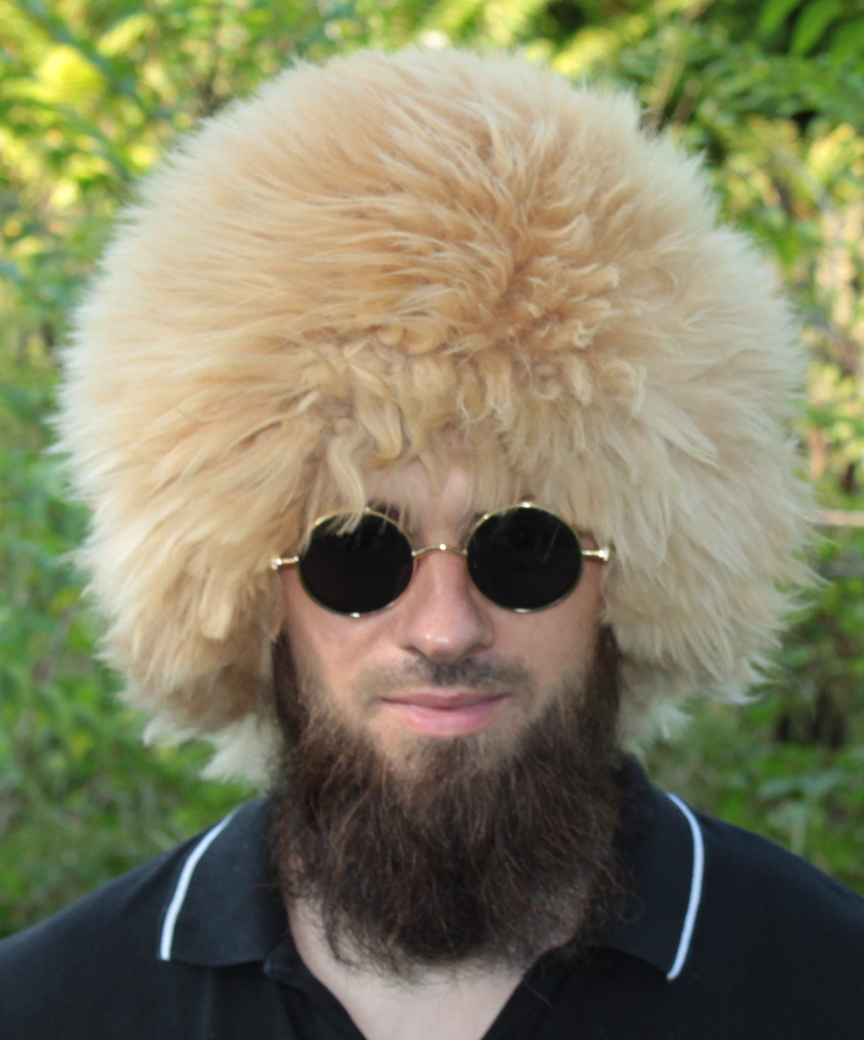 HABIB Khabib Nurmagomedov papakha sheepskin fur orange | Inspire Uplift