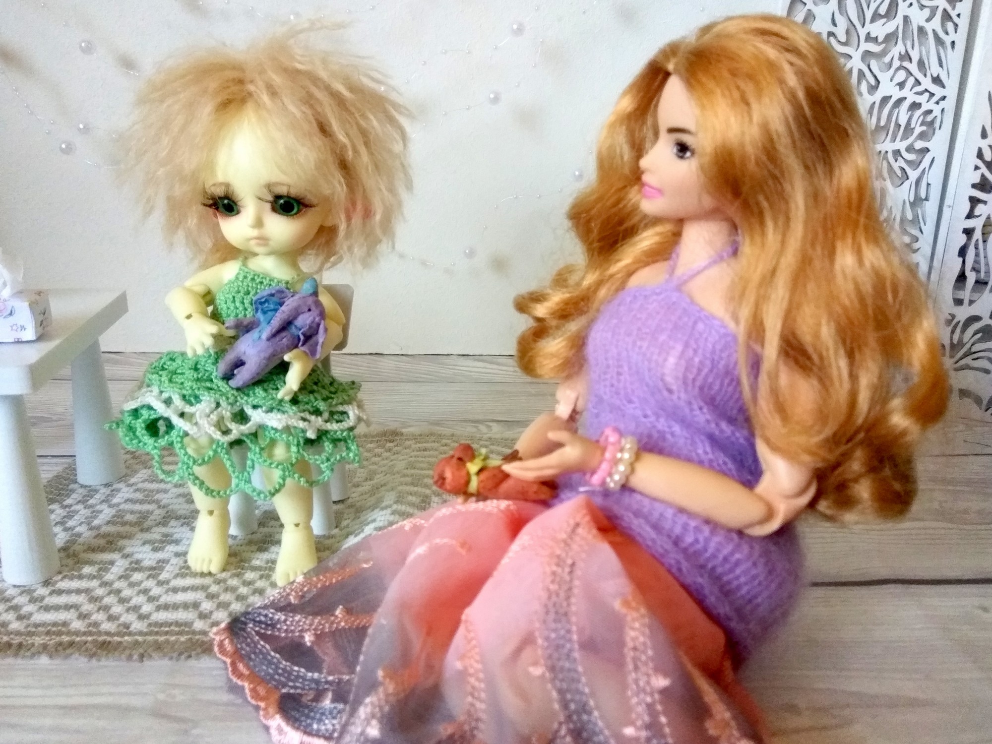 Micro teddy bear toy for 1:12 scale BJD dolls. Dollhouse min - Inspire ...