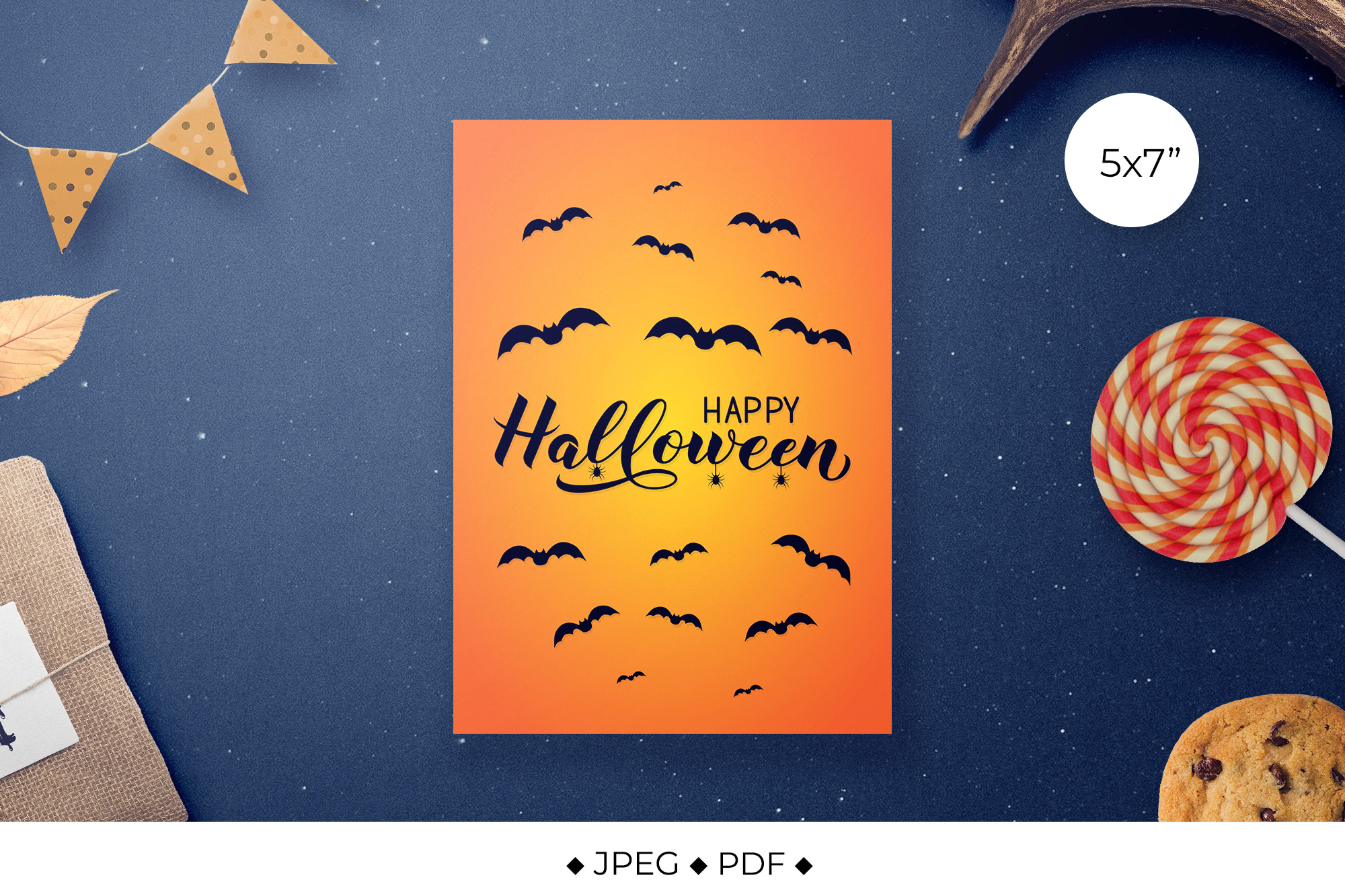 Halloween card printable | Inspire Uplift