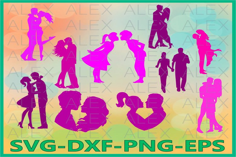 Couples SVG, Couple Silhouette, Couple Files svg | Inspire Uplift