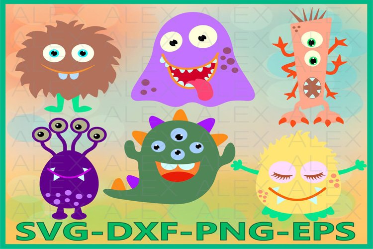 Monster SVG, Monster Clipart, Monster Party, Monster Svg | Inspire Uplift