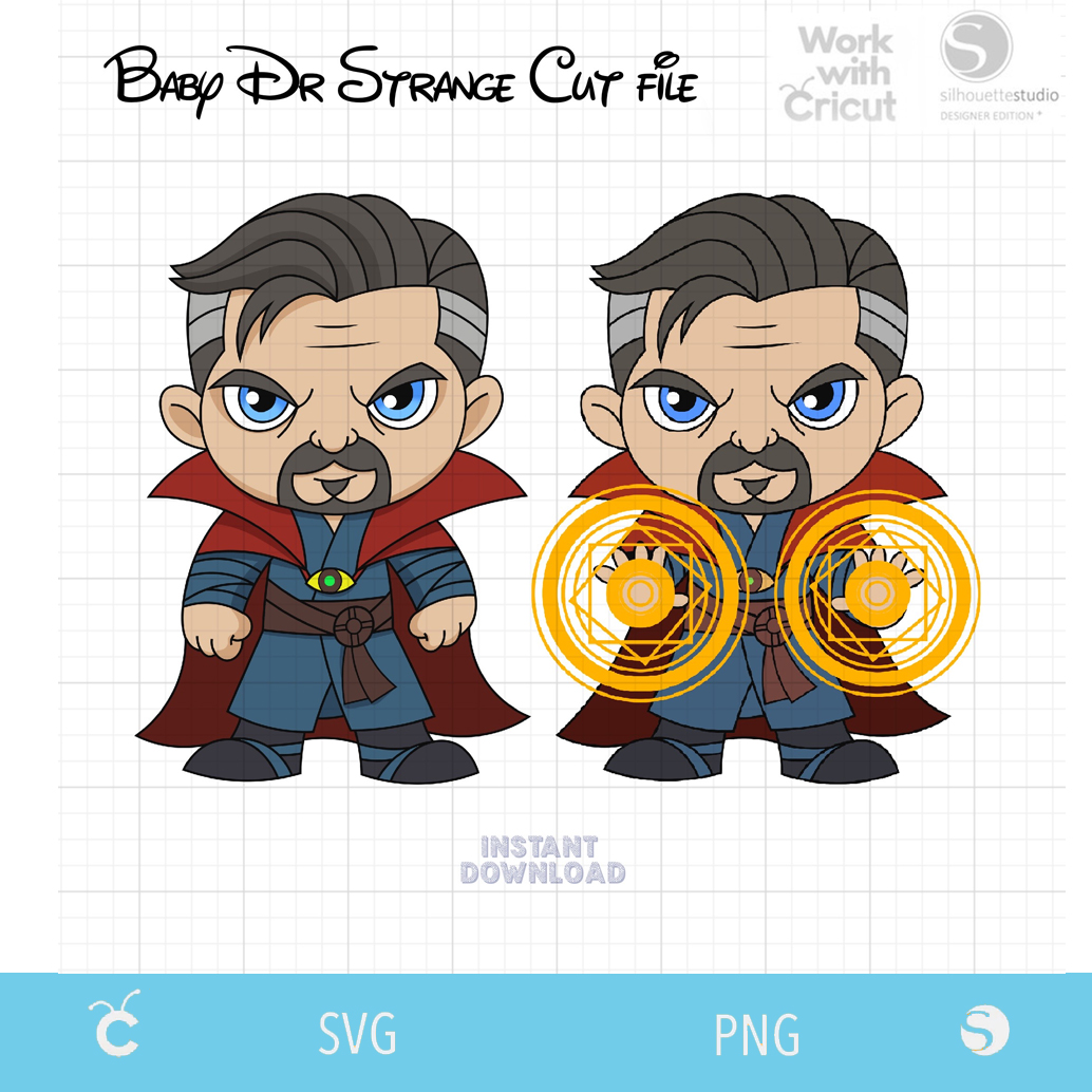 Baby Dr Strange SVG Superhero Svg, Baby Avenger svg cut file - Inspire ...