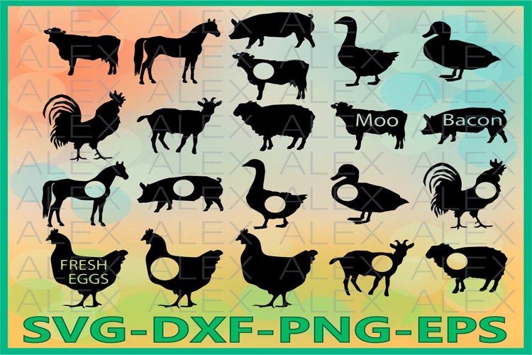 Farm Svg Files, Farm Monogram, Monogram Farm Cut Out - Inspire Uplift
