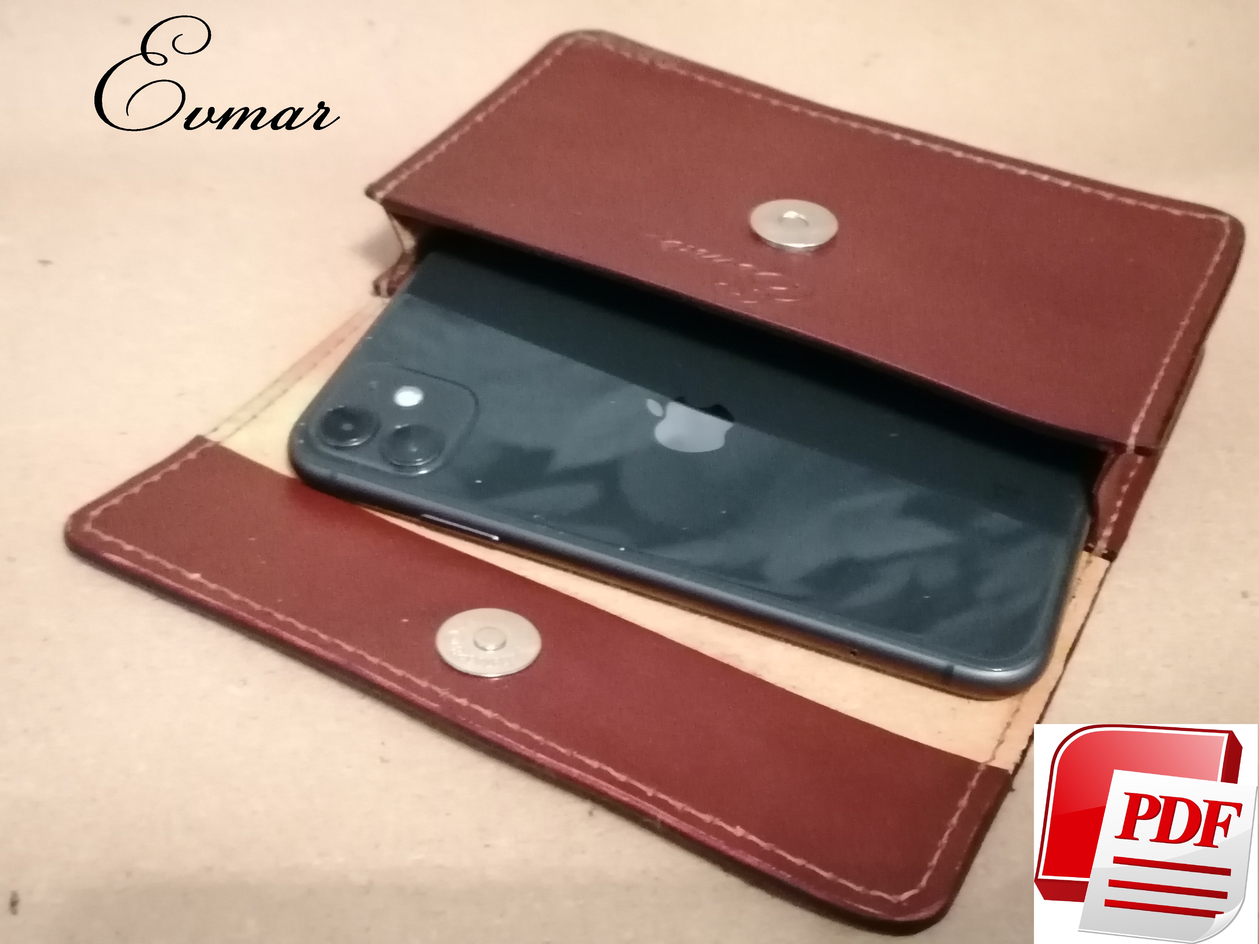 Leather Pattern/Tamplate/PDF Pattern/Pattern phone case/DIY | Inspire ...