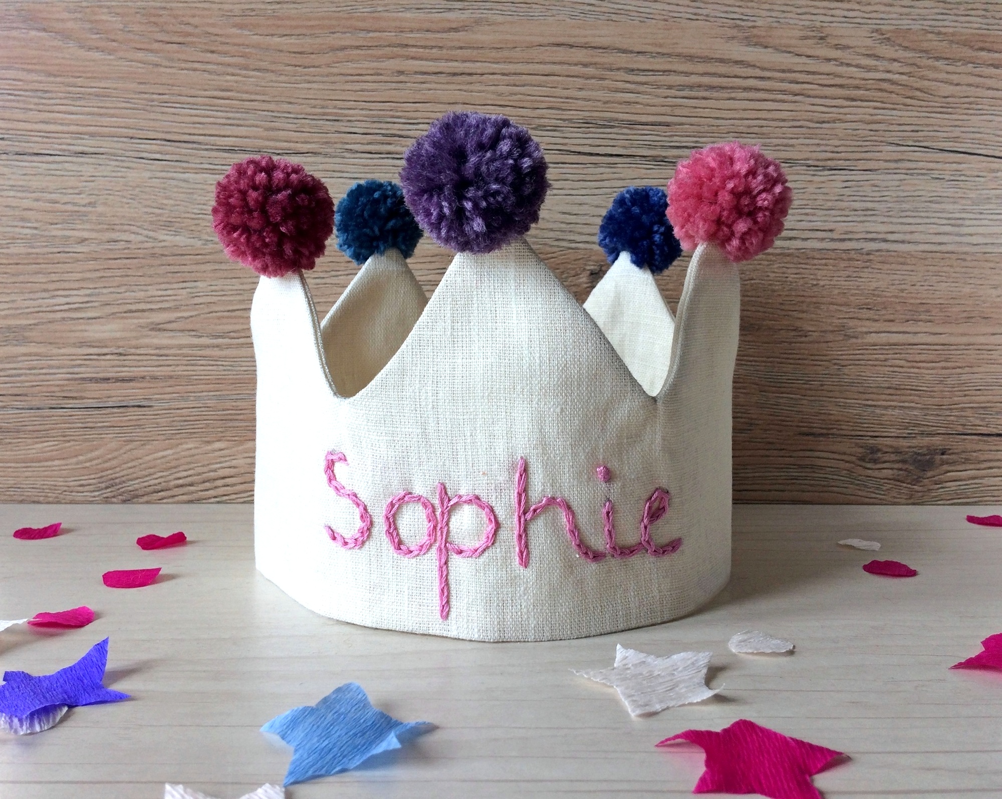 Custom crown, Baby birthday crown, Personalized party crown - Inspire ...