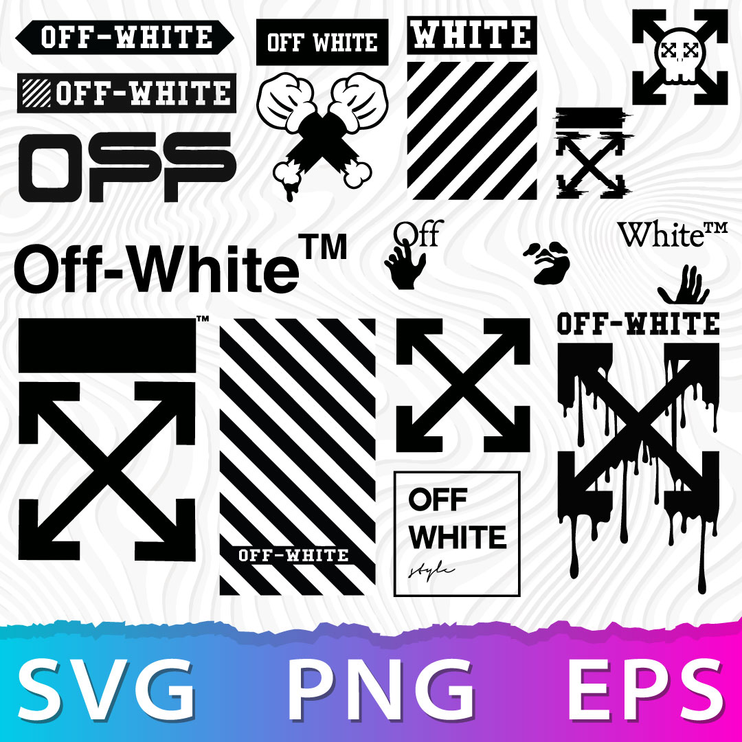Off White Logo Bundle SVG Off White PNG Off White Logo Tra Inspire