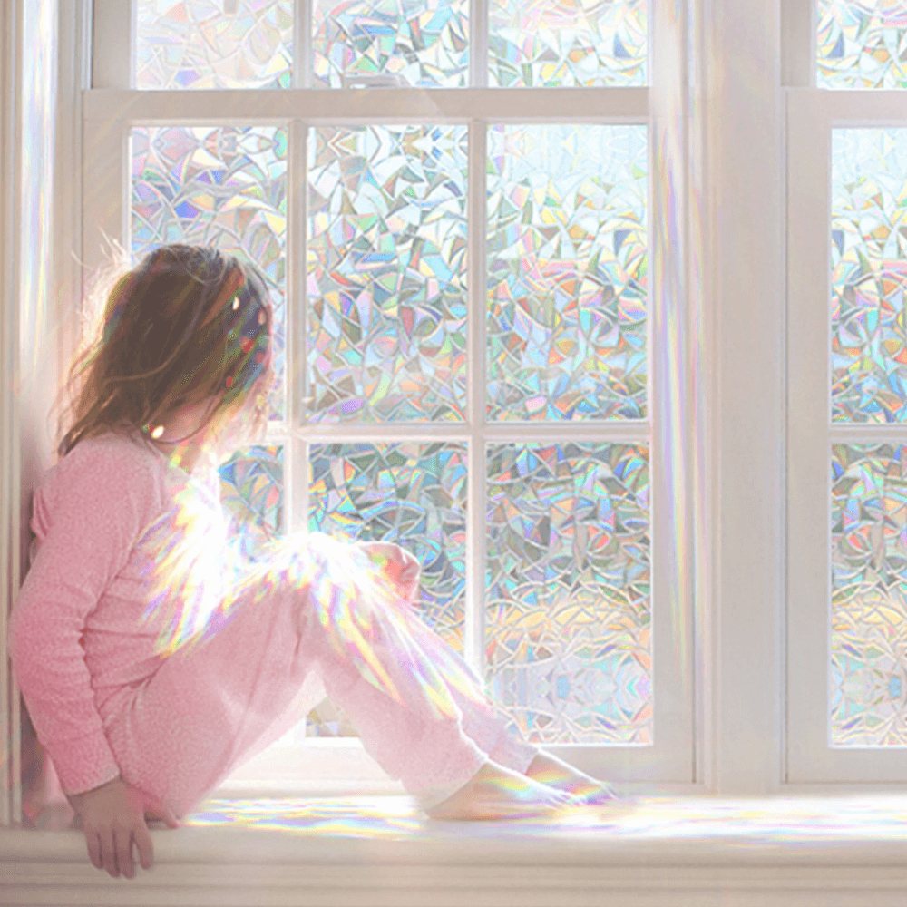 3D Anti-UV Rainbow Window Film - Inspire Uplift