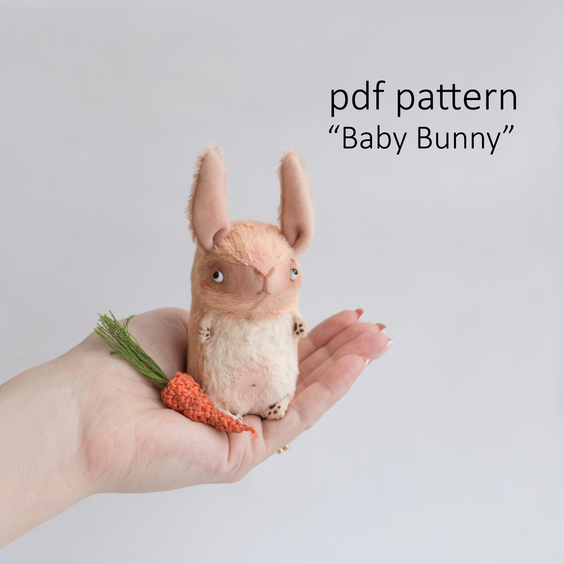 Bunny Rabbit Pattern PDF - DIY Teddy Pattern | Inspire Uplift