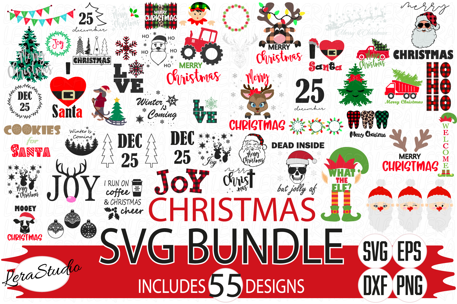 Bundle Christmas Svg, Merry Christmas Svg, Winter Svg files, - Inspire ...