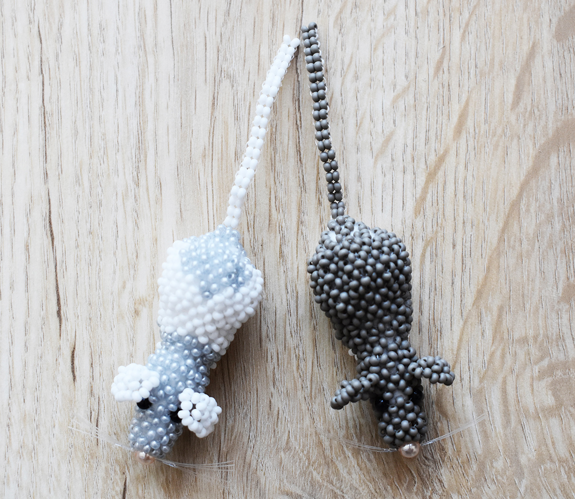 Beaded rats, beaded animals, beaded mouse, custom animals, c | Inspire ...