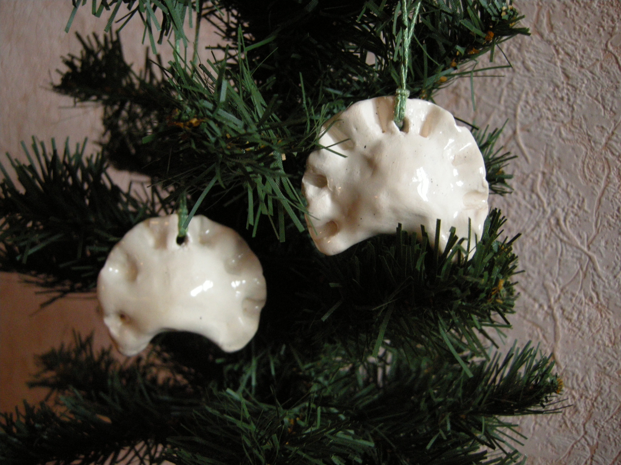 Ceramic pierogies. Cristmas tree ornament | Inspire Uplift