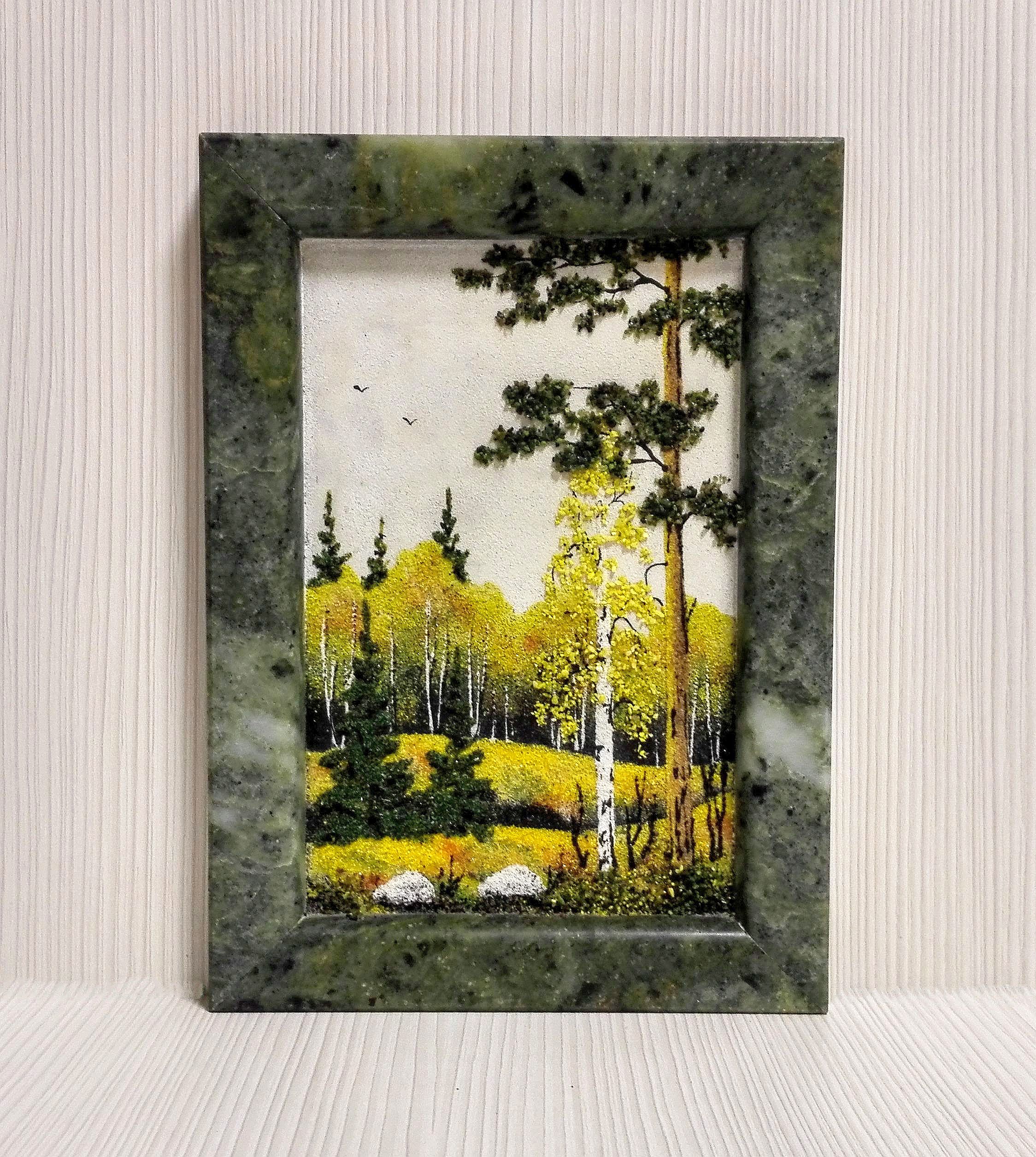 Vintage items of from natural stone.Rare Russian painting | Inspire Uplift