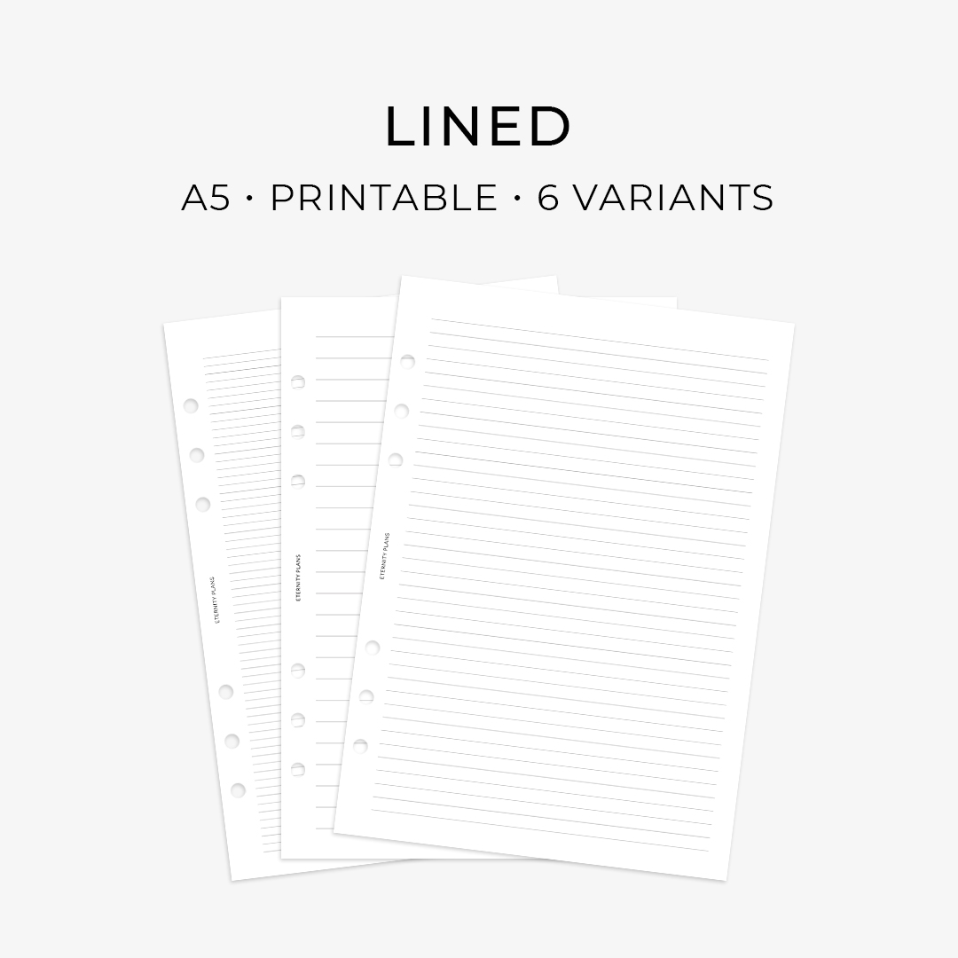 A5 Lined Paper | Inspire Uplift
