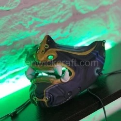 Cosplay / Purple - Japanese samurai half mask - Inspire Uplift