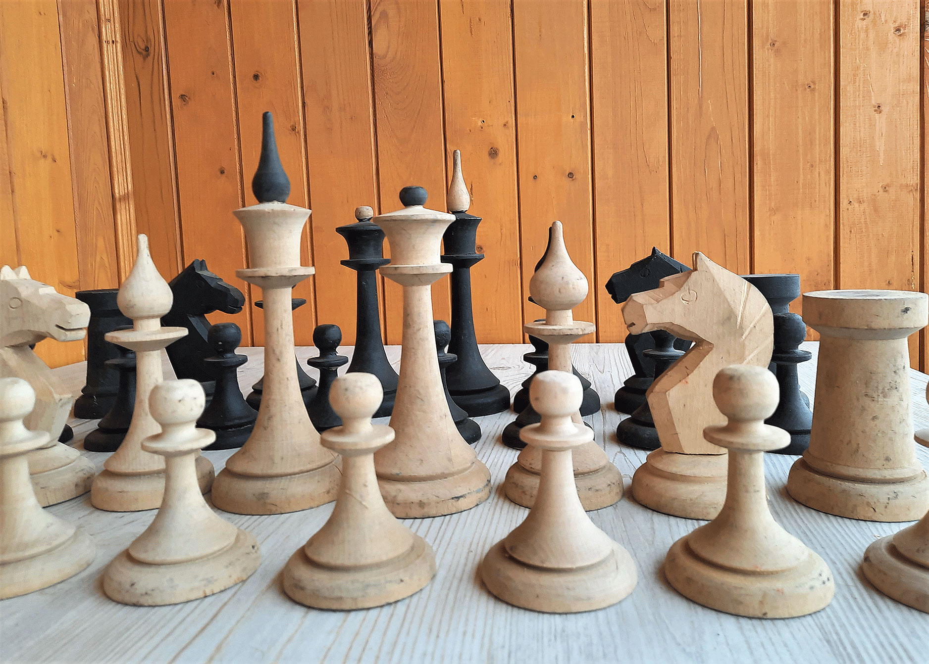 Soviet big 20 cm king wooden chess pieces - Russian Mordovia - Inspire ...