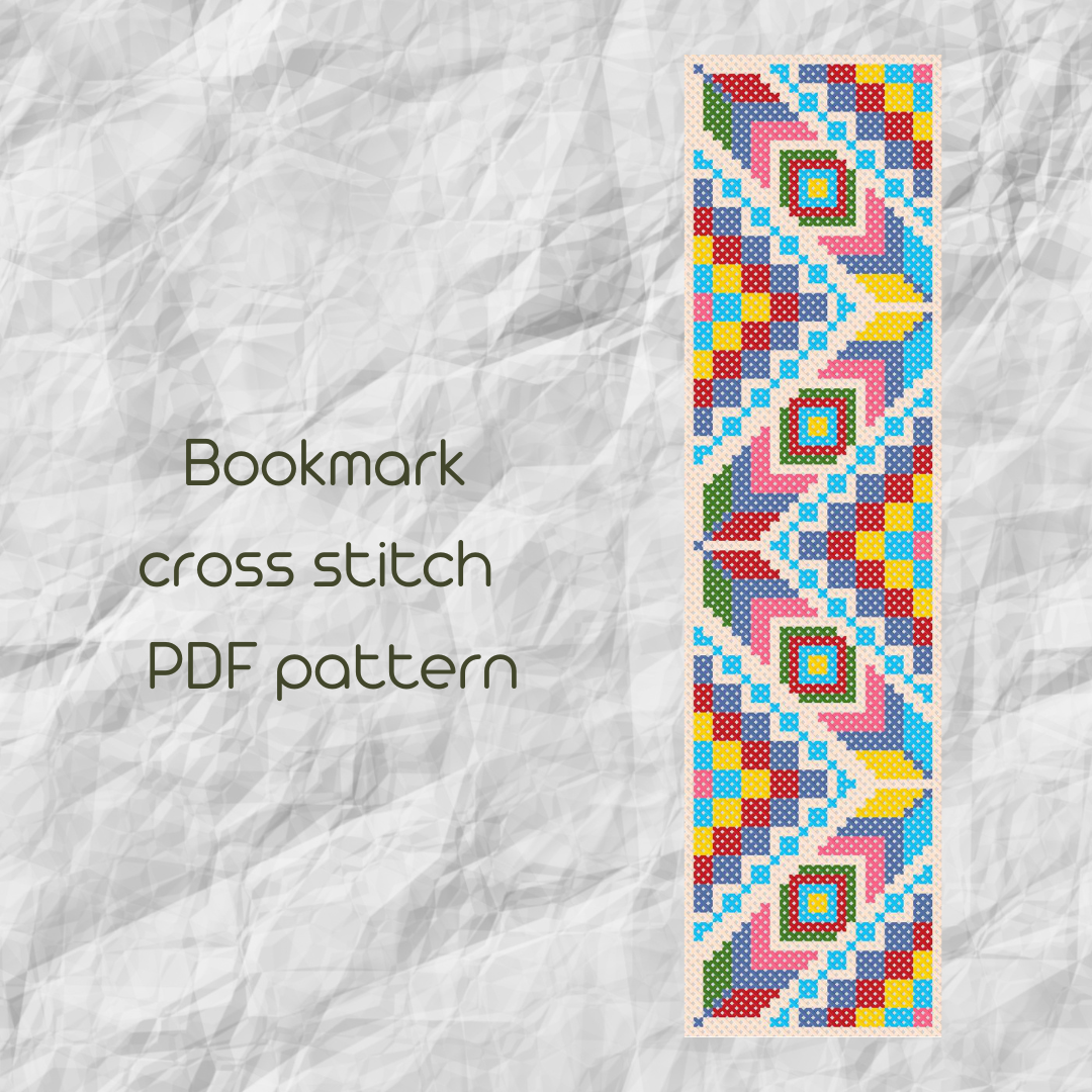 Bookmark cross stitch pattern Ornament bookmark cross stitch | Inspire ...