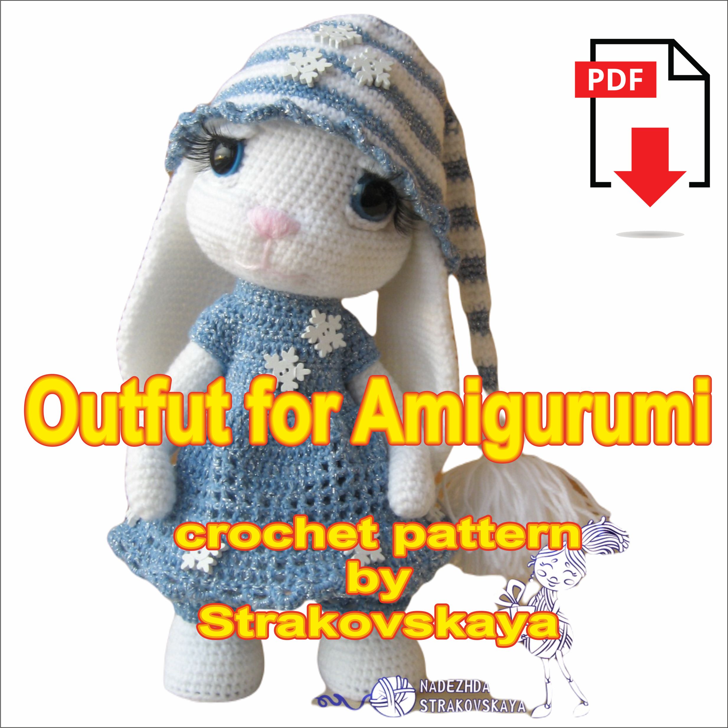 TUTORIAL: Outfit for amigurumi 3 in 1 (bear,doll,bunny) croc - Inspire ...