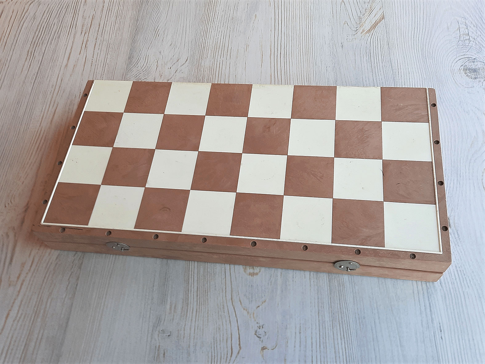 Soviet Belarus hard plastic folding chess board 5 cm square - Inspire ...