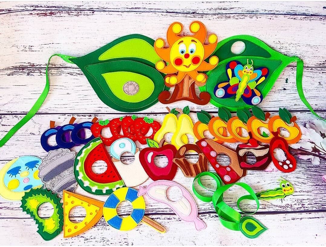 Very Hungry Caterpillar with food, lacing toy, sensory inter | Inspire ...