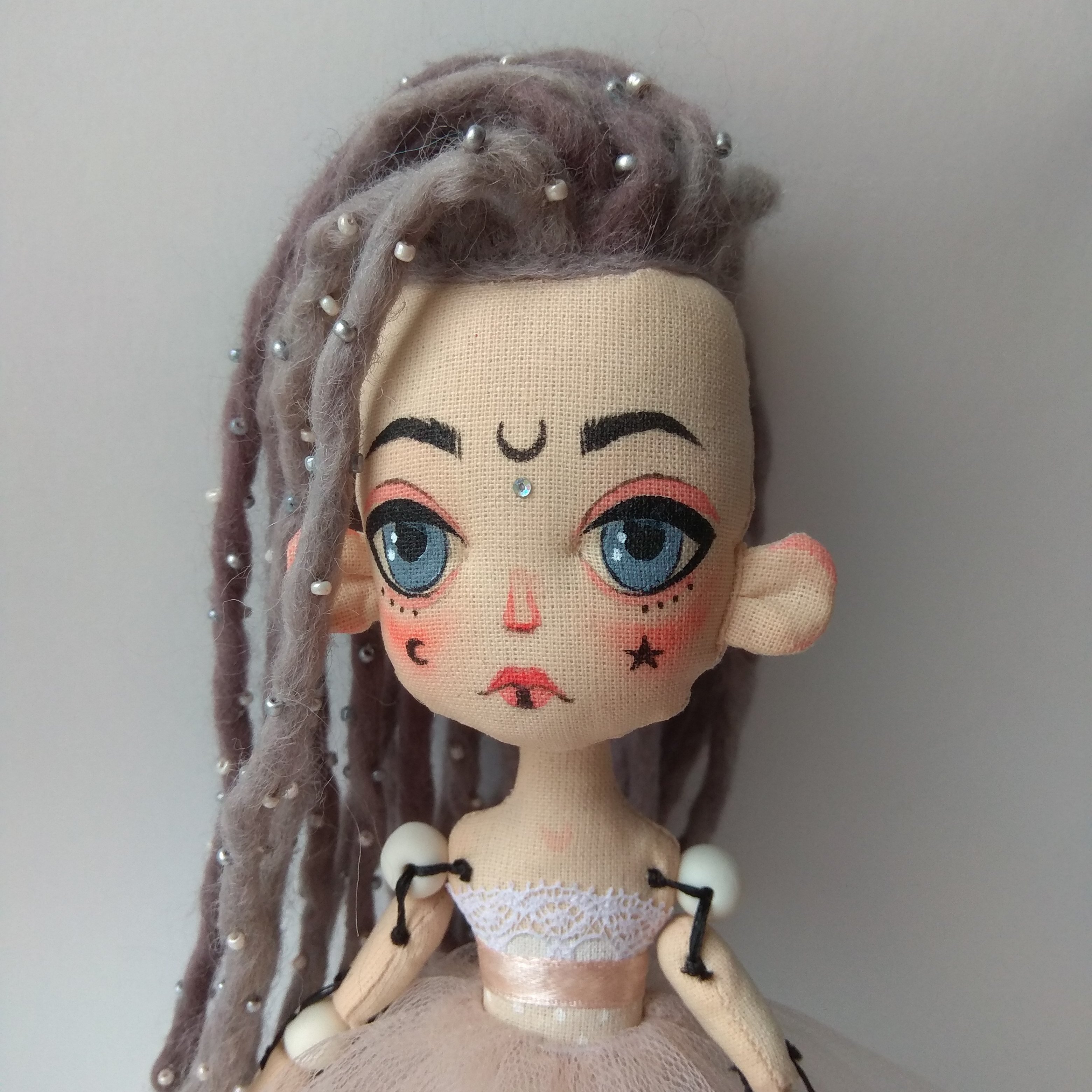 Doll bride with tattoos Doll with dreadlocks Tattooed lady | Inspire Uplift